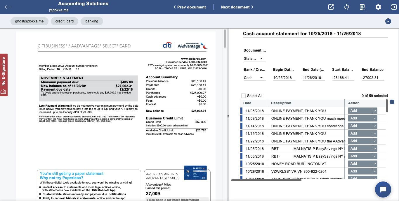Bank Statement Reconciliation Features Explained | DOKKA